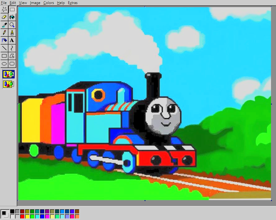 $PAINT - thomas the train